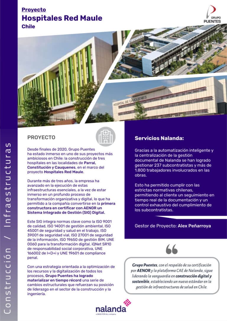 Proyecto gestión digital y sostenible Red Maule - GRUPO PUENTES ...