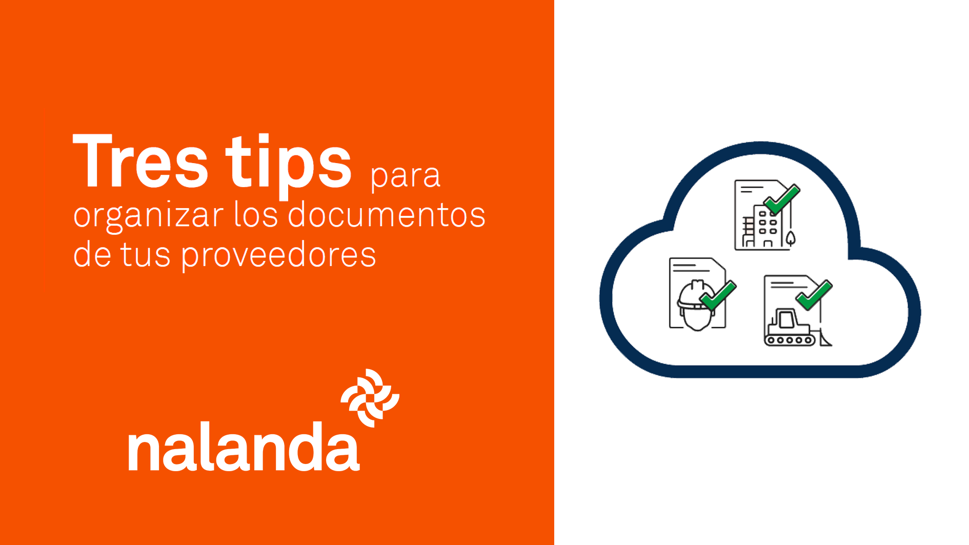 Organización de documentos de proveedores -Nalanda